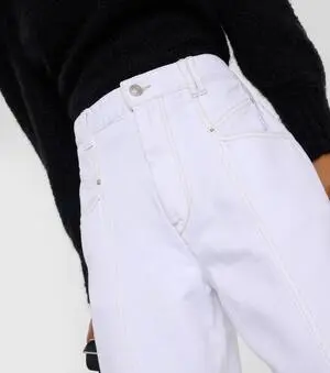 Isabel Marant Étoile Veten High-rise Wide-leg Jeans
