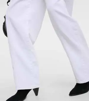 Isabel Marant Étoile Veten High-rise Wide-leg Jeans