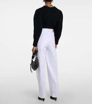 Isabel Marant Étoile Veten High-rise Wide-leg Jeans