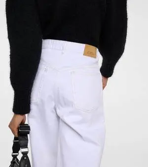 Isabel Marant Étoile Veten High-rise Wide-leg Jeans