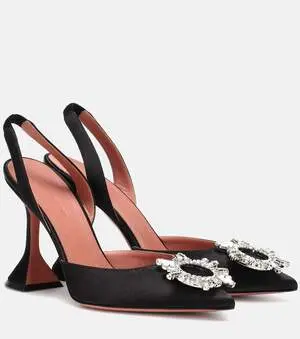 Amina Muaddi Begum Slingback Pumps