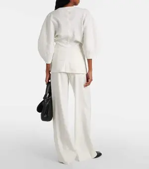 Proenza Schouler Linen-blend Top