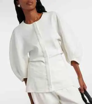 Proenza Schouler Linen-blend Top
