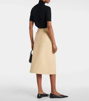 JOSEPH Sevres Leather Pencil Skirt