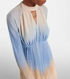 Simkhai Calina Pleated Midi Dress