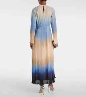 Simkhai Calina Pleated Midi Dress