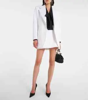 Dolce & Gabbana Cotton-blend Tweed Miniskirt