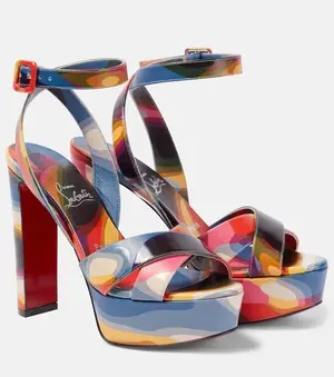 Christian Louboutin Criss-cross Sandals For Women