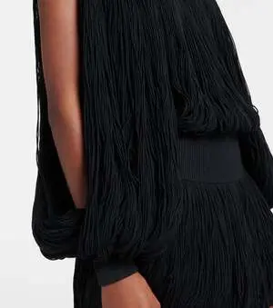 Alaïa Fringed Wool Sweater