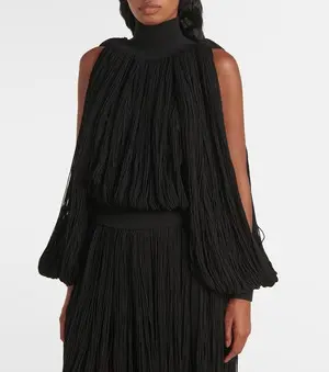 Alaïa Fringed Wool Sweater