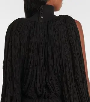 Alaïa Fringed Wool Sweater