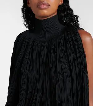 Alaïa Fringed Wool Sweater