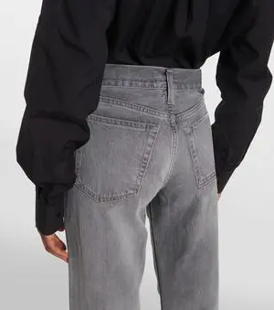 RE/DONE High-rise Straight Leg Jeans