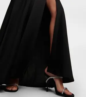 Simkhai Finley Satin Gown - Black