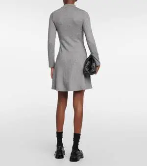 Vince Mock Neck Mini Dress