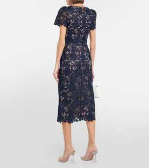 SELF-PORTRAIT Lace Midi Dress