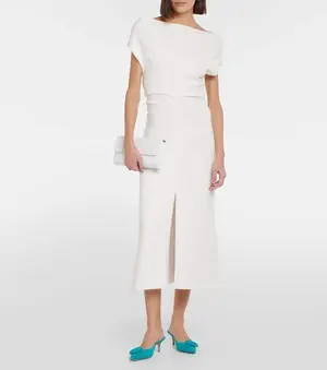 GIANVITO ROSSI Portofino 55 Suede Mules - Turquoise