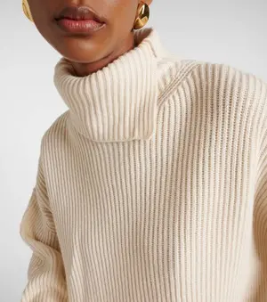 JOSEPH Wool, Cashmere, And Silk Turtleneck Sweater