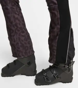 JETSET Magic Ghoster Leopard-print Ski Suit - Black
