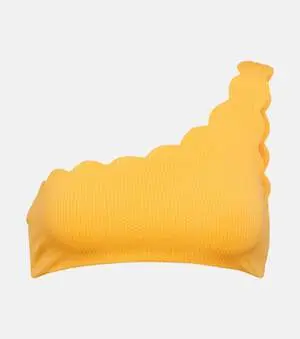 Marysia Santa Barbara One-shoulder Bikini Top - Orange