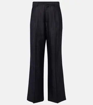 Etro Pleated Wide-leg Trousers