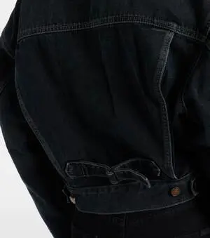 Saint Laurent Cropped Denim Jacket