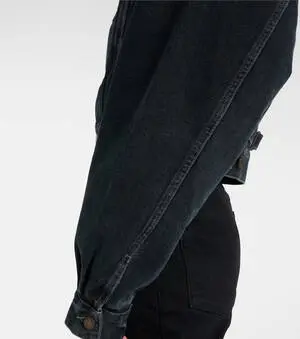 Saint Laurent Cropped Denim Jacket