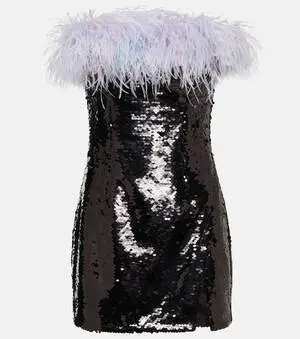 Self-portrait Feathered Cocktail Dresses