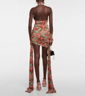 Magda Butrym Floral Halterneck Top