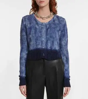 Altuzarra Stiles Tie-dye Silk Cardigan