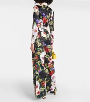 Dolce & Gabbana Floral Wide-leg Pants