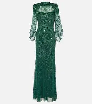 Jenny Packham Sheer Evening Dresses