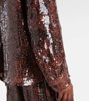 Dries Van Noten Sequined Shirt - Green