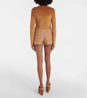 Chloé Virgin Wool Tailored Shorts