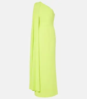 Rebecca Vallance Aria One-shoulder Gown - Yellow