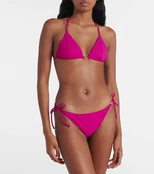 Valentino Garavani Triangle Bikini Set - Purple