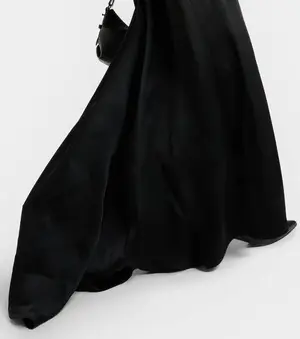 Brunello Cucinelli Satin Maxi Skirt