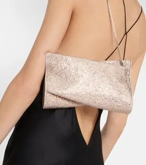 CHRISTIAN LOUBOUTIN Loubitwist Small Embellished Clutch