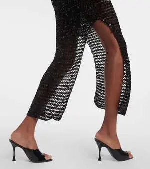 AYA MUSE Sequin Embellished Maxi Dress
