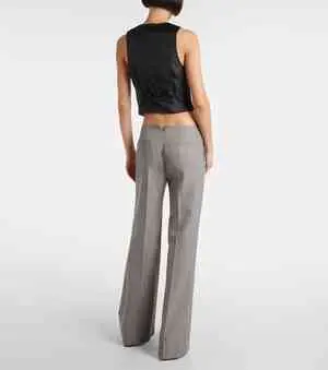 Chloé Wool Flared Trousers