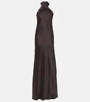Galvan Pandora Halterneck Maxi Dress