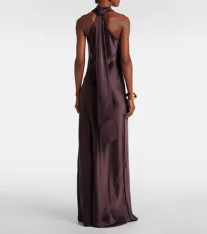 Galvan Pandora Halterneck Maxi Dress