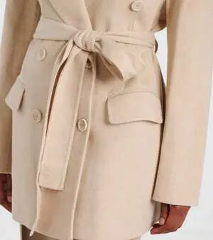 JOSEPH Double-breasted Belted Blazer