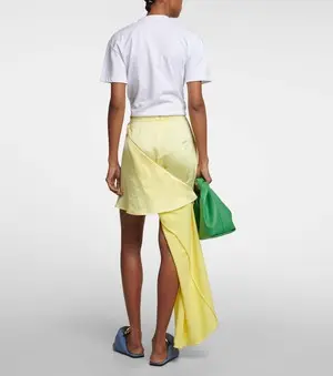 JW Anderson Asymmetric Crepe Miniskirt