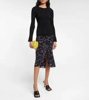 Diane Von Furstenberg Talley Ribbed-knit Sweater