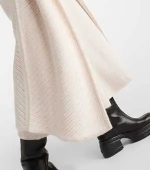 JOSEPH Ribbed-knit Wool-blend Coat