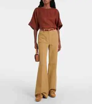 TOD'S Gommino Suede Driving Loafers - Brown