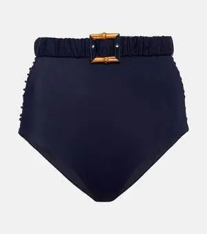 Johanna Ortiz High-rise Bikini Bottom - Blue