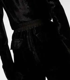 Rick Owens Dietrich Crepe Sweatpants