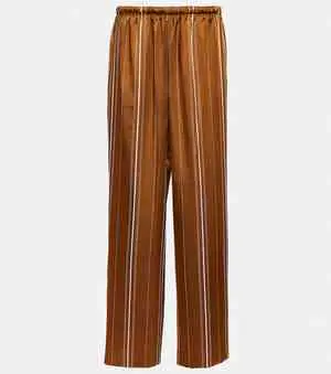 Vince High-rise Striped Trousers